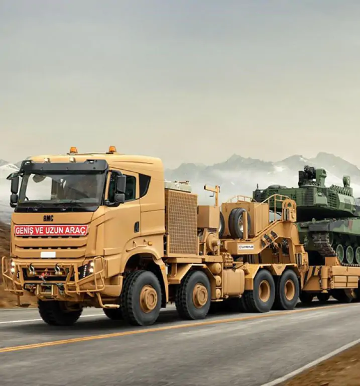 BMC 8X8 TANK TRANSPORTER IS ON EUROPE - BMC