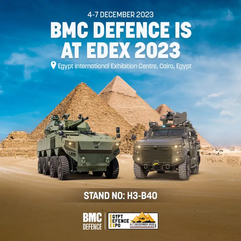BMC DEFENCE IS AT EDEX 2023 - BMC